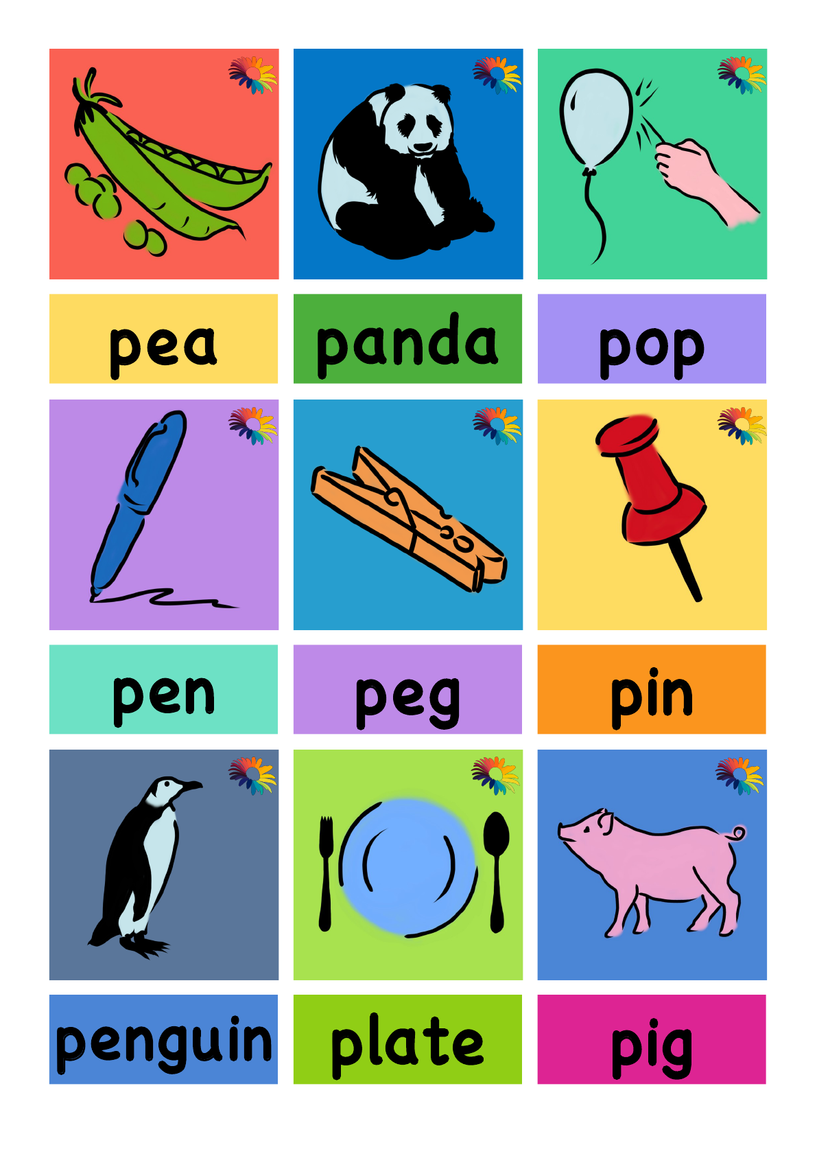 Alphabet Resources - letter 'P' — Dyslexic Logic