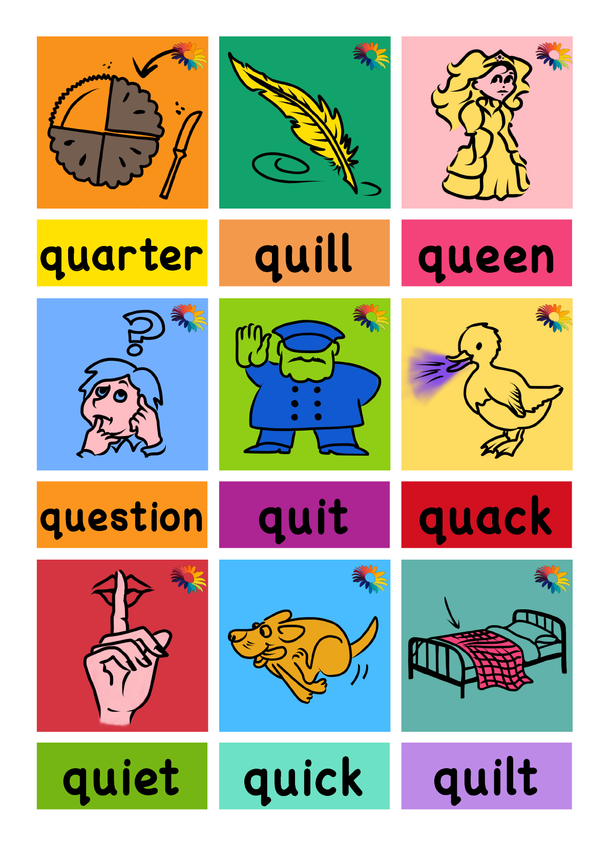 Alphabet Resources - letter 'Q' — Dyslexic Logic