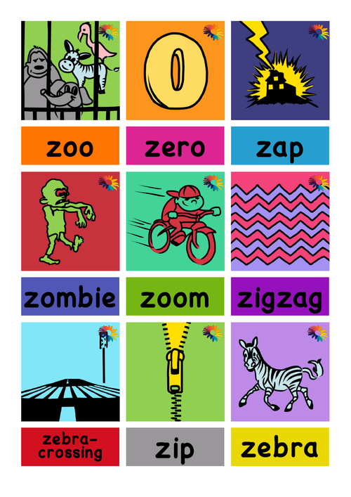 Alphabet Resources - letter 'Z' — Dyslexic Logic