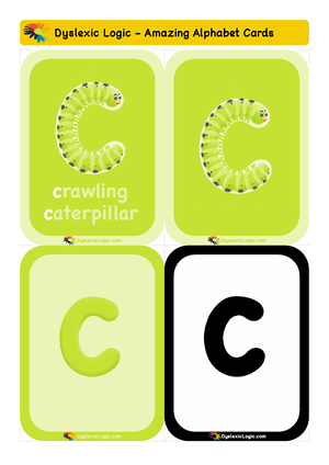 Alphabet Resources - letter 'C' — Dyslexic Logic