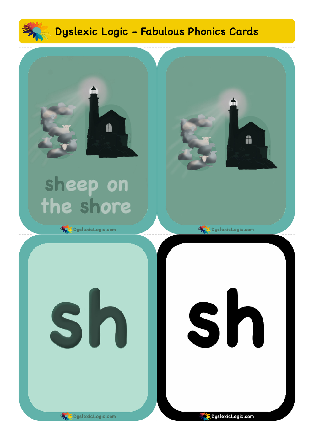 Consonant Digraph Resources - 'SH' — Dyslexic Logic