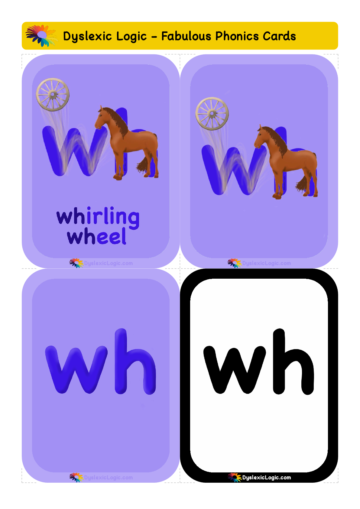 Consonant Digraph Resources - 'WH' — Dyslexic Logic