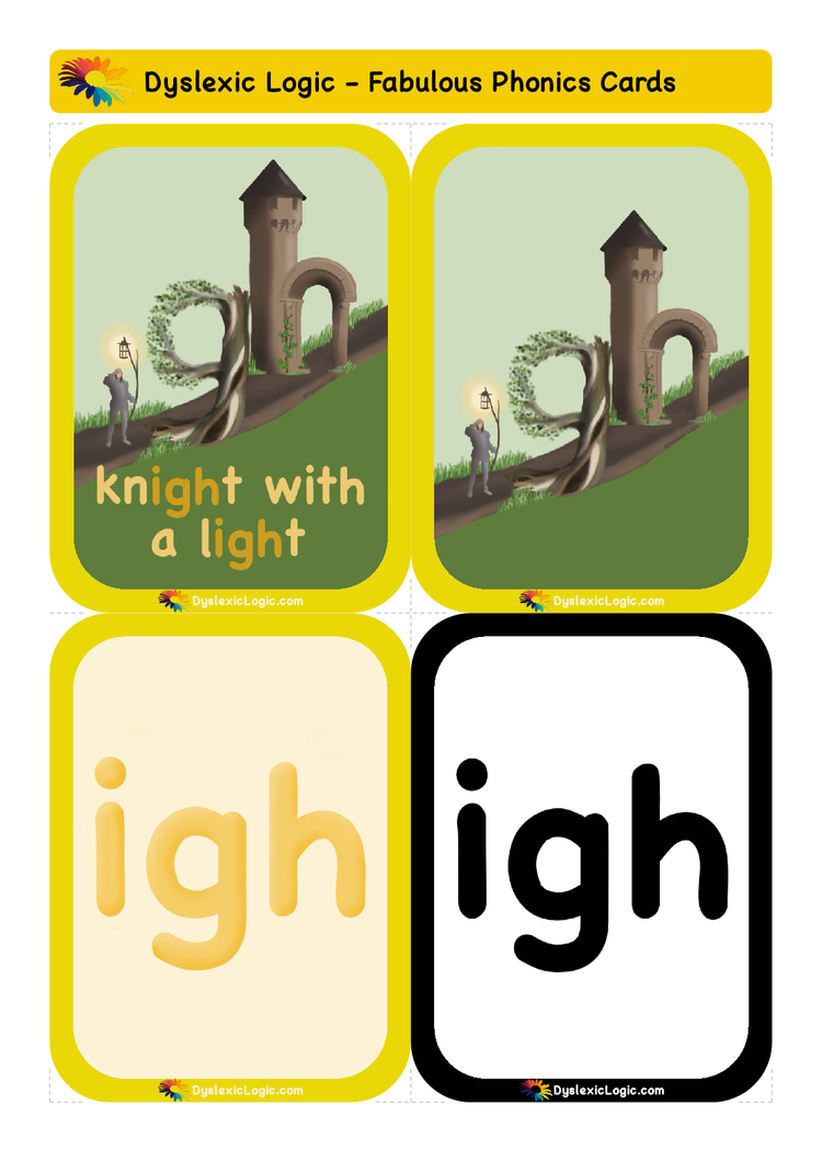 Long Vowel Resources - 'IGH' — Dyslexic Logic