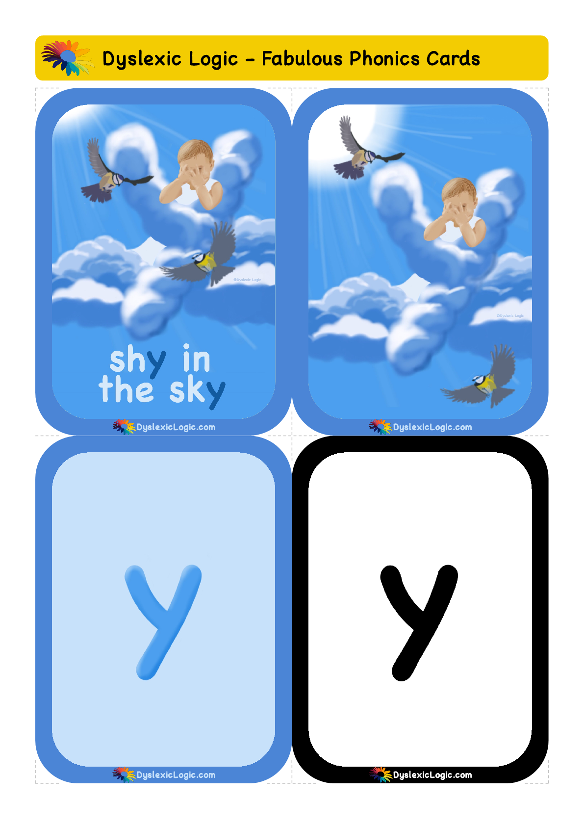 Long Vowel Resources - 'Y' — Dyslexic Logic