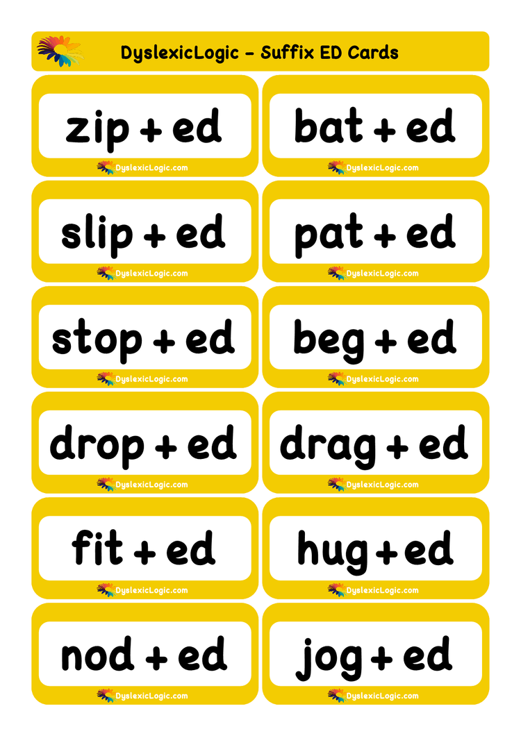 Suffixes — Dyslexic Logic