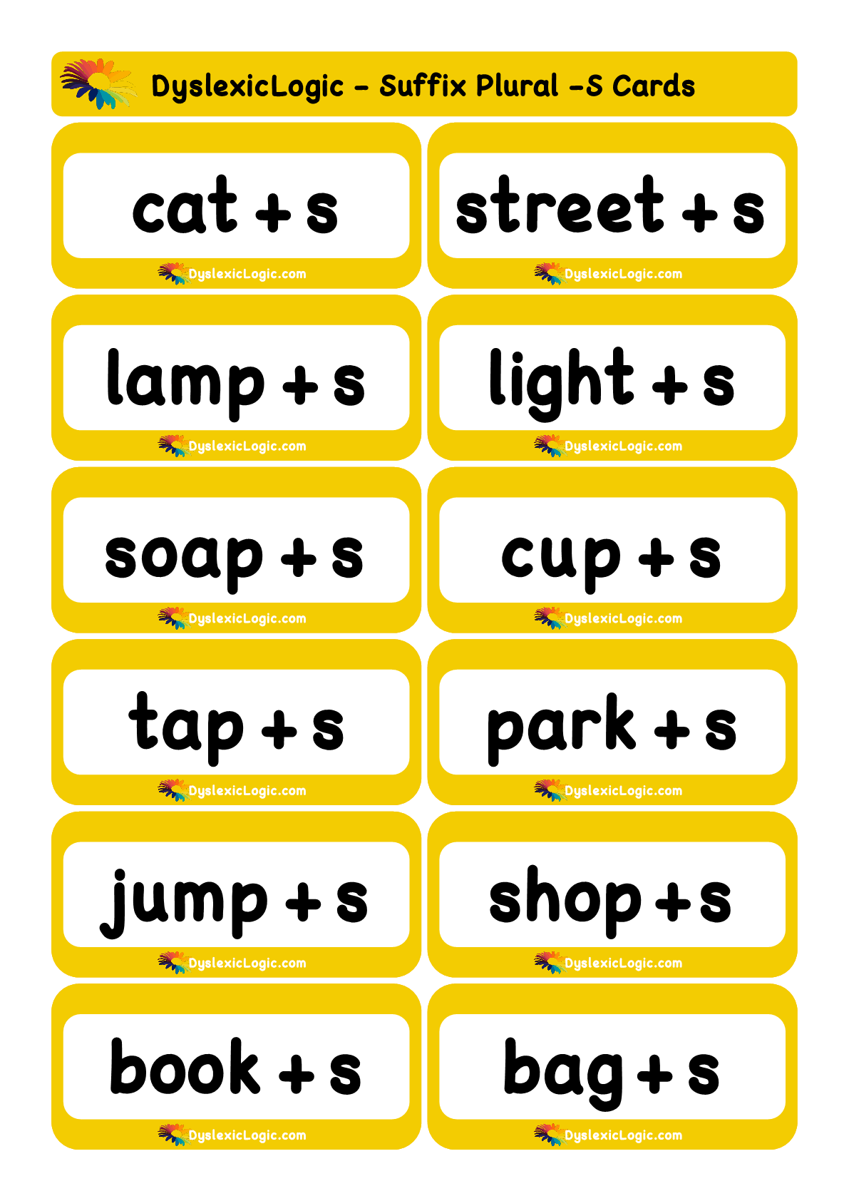 Plurals — Dyslexic Logic