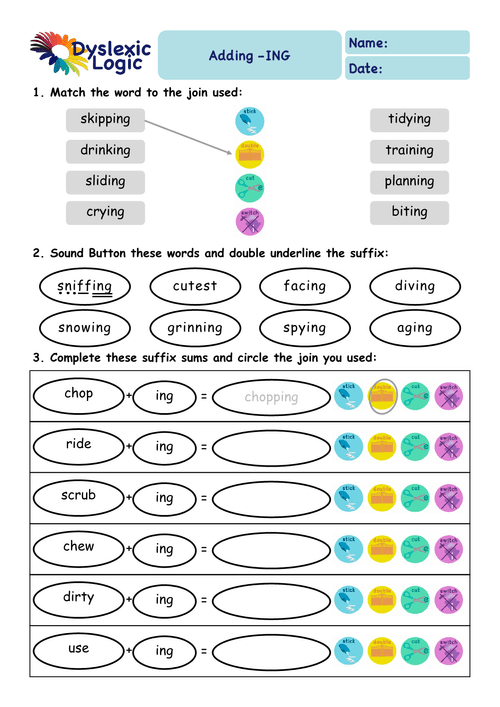 Suffixes — Dyslexic Logic