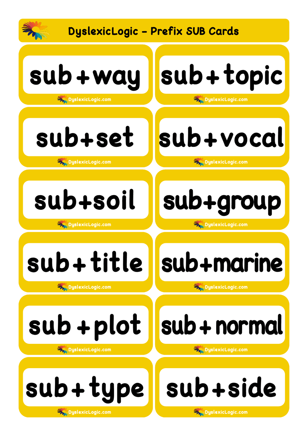 Prefixes — Dyslexic Logic