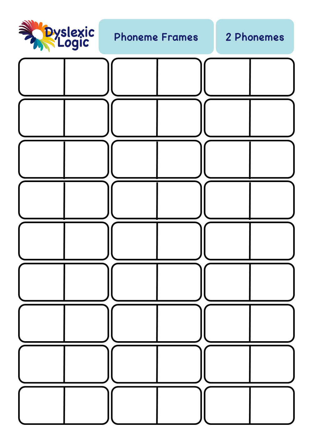 Phoneme Frames — Dyslexic Logic
