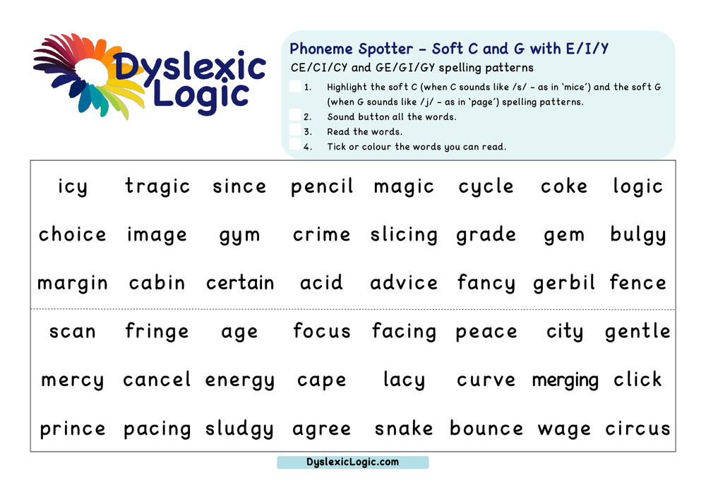 Phoneme Finders — Dyslexic Logic