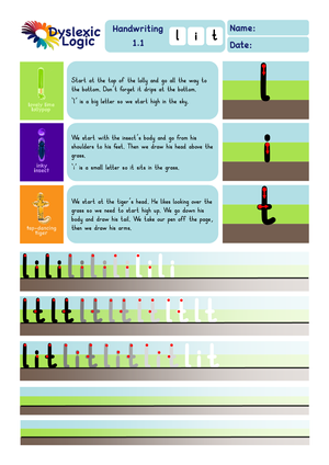 Handwriting — Dyslexic Logic