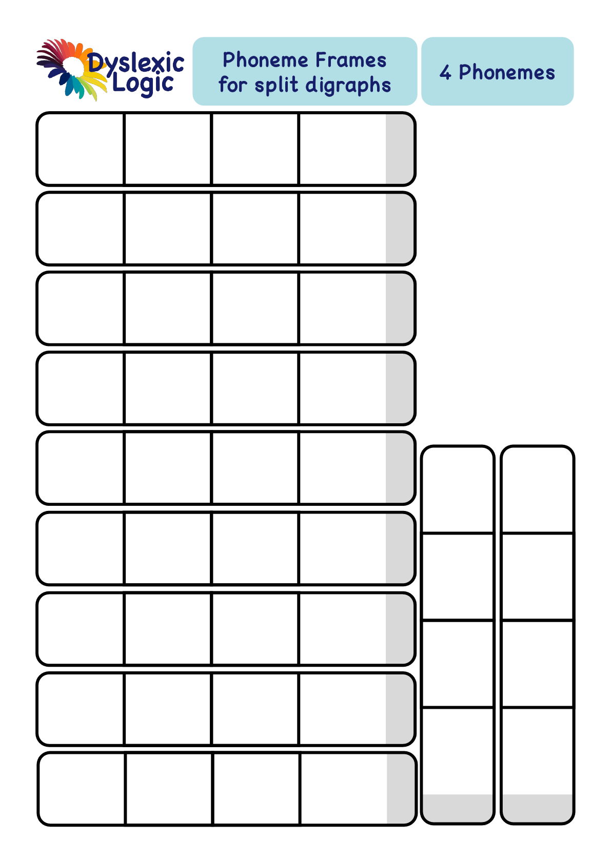 Phoneme Frames — Dyslexic Logic