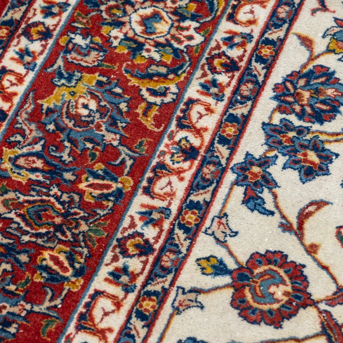 ANTIQUE 20thC RARE HANDMADE PERSIAN NAJAFABAD RUG c.1910 — Pushkin's