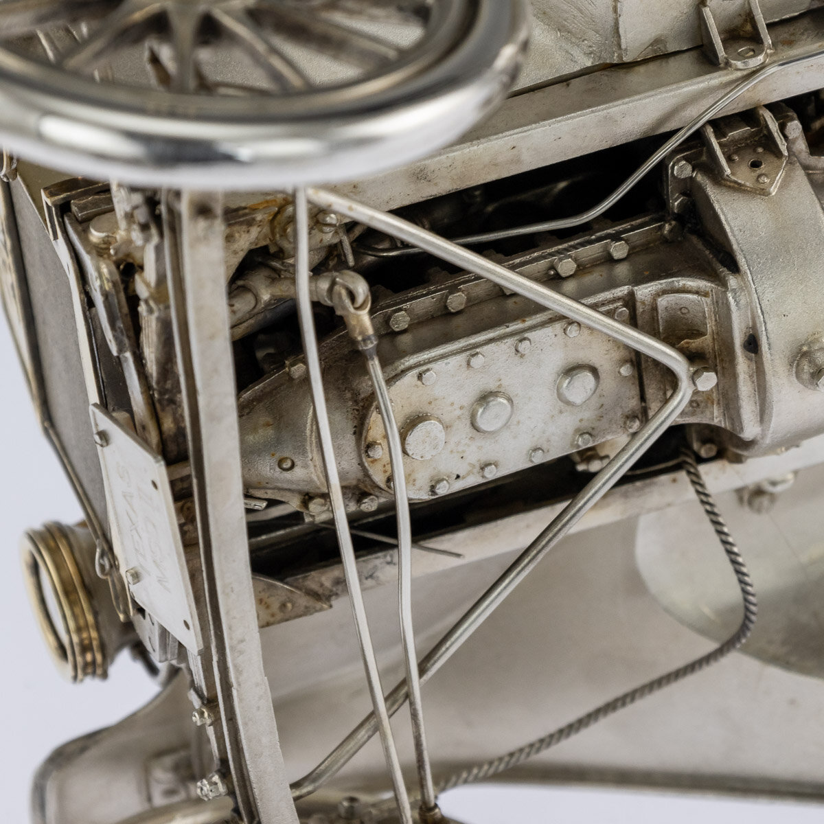 STUNNING 20thC SOLID SILVER FORD MODEL T 'TIN LIZZIE', GARRARD & CO c ...