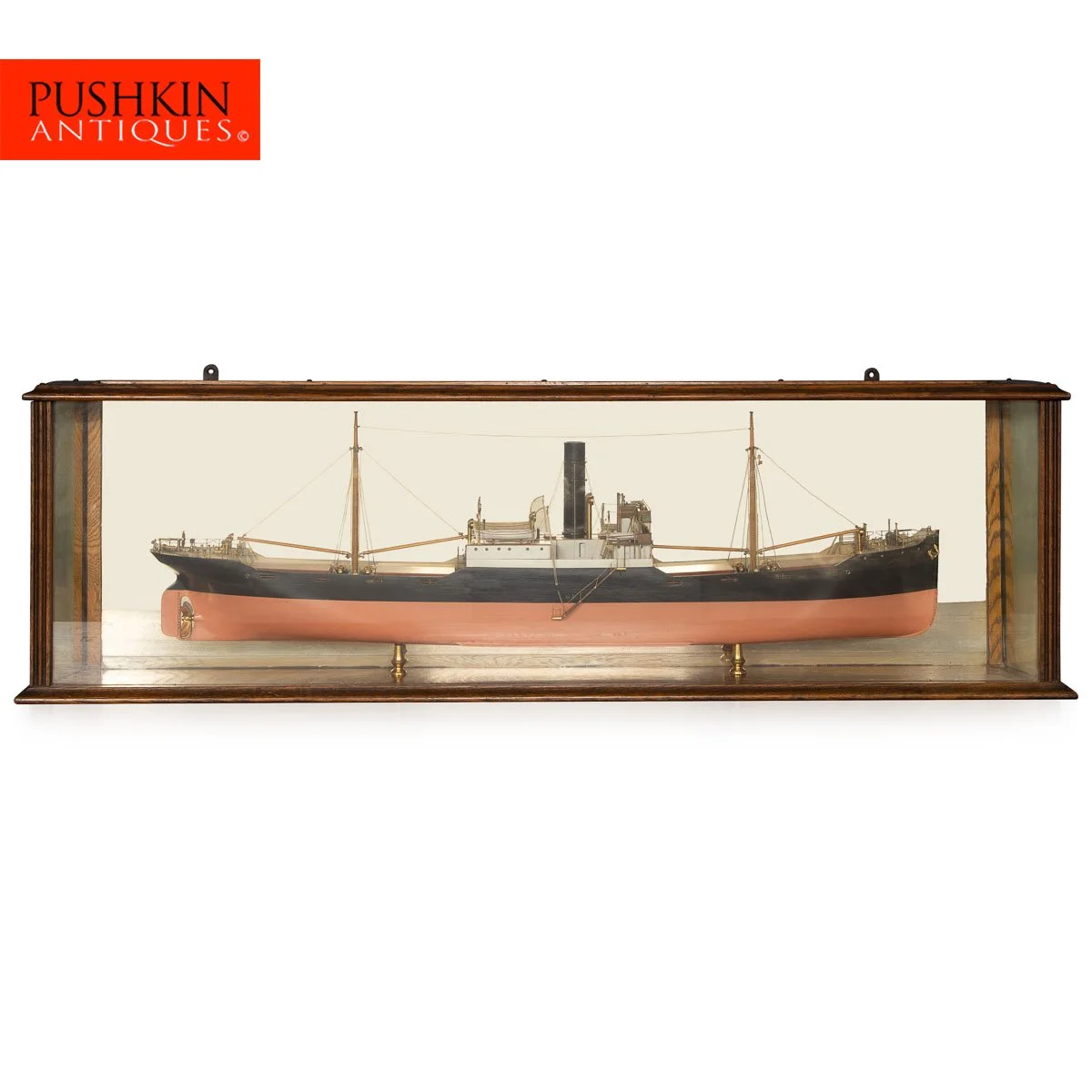 MID 20thC BUILDER'S MIRROR-BACK HALF MODEL OF A STEAMER CARGO SHIP ... MID 20thC BUILDER'S MIRROR-BACK HALF MODEL OF A STEAMER CARGO SHIP ...