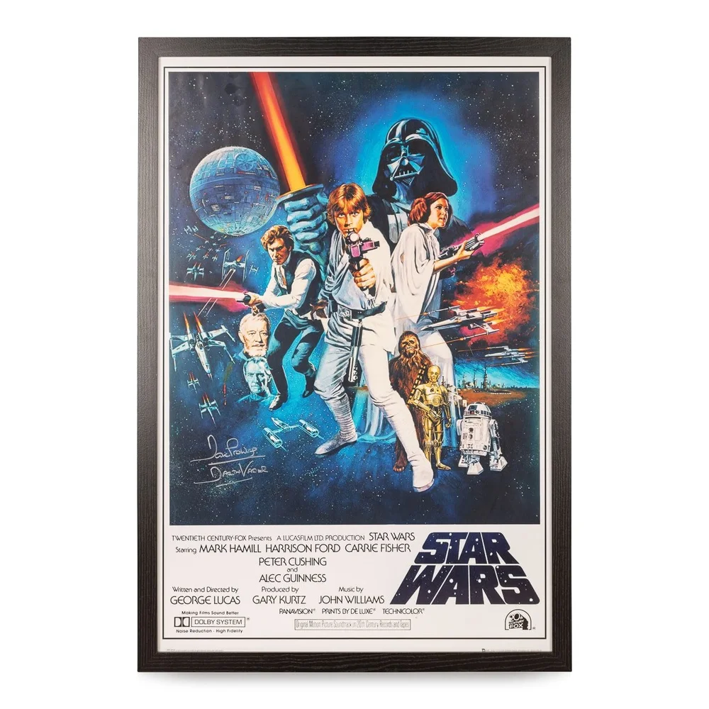 Star Wars Signed Movie Poster