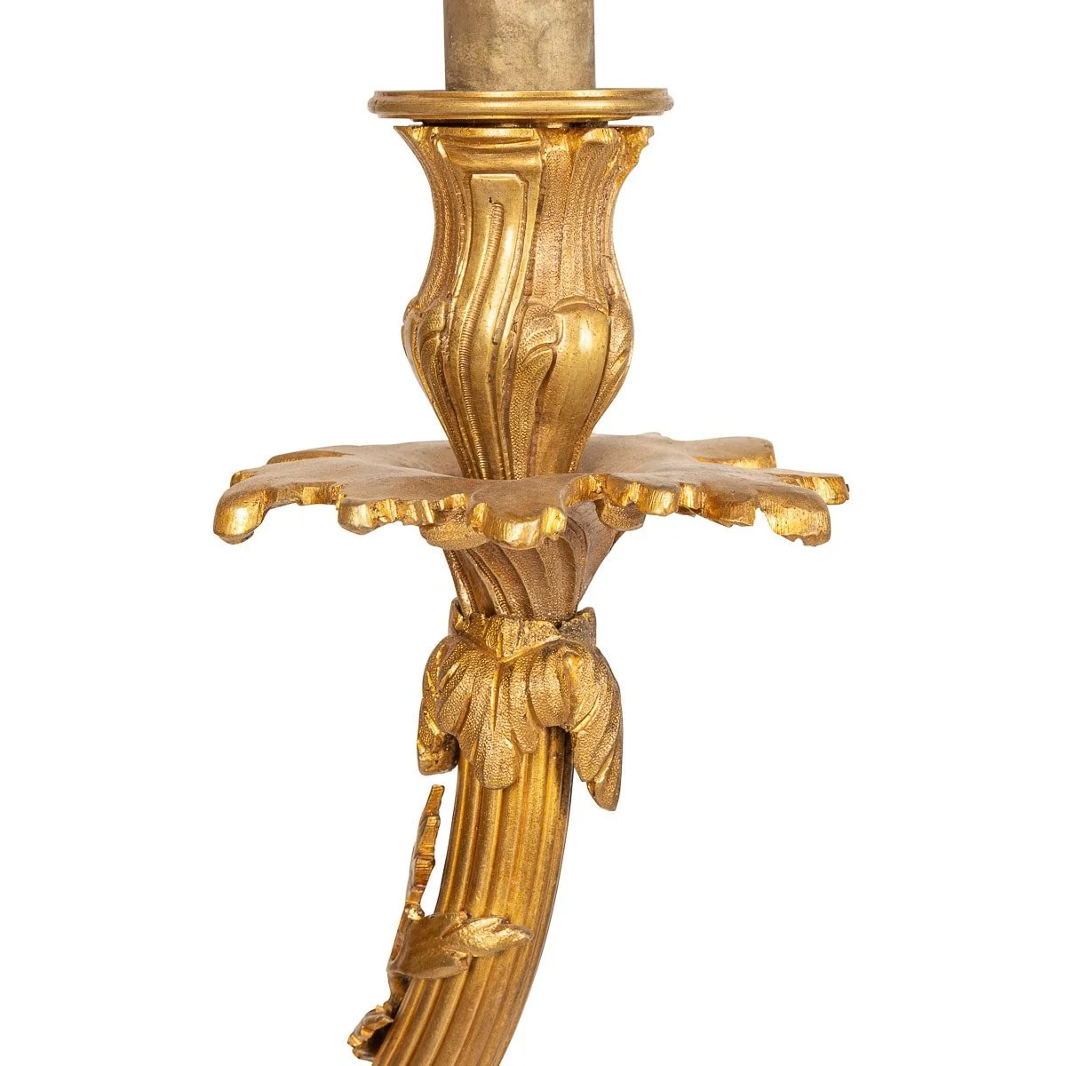 ANTIQUE 19thC FRENCH ROCOCO ORMOLU D'APPLIQUES FOUR WALL LIGHTS c.1820 ...