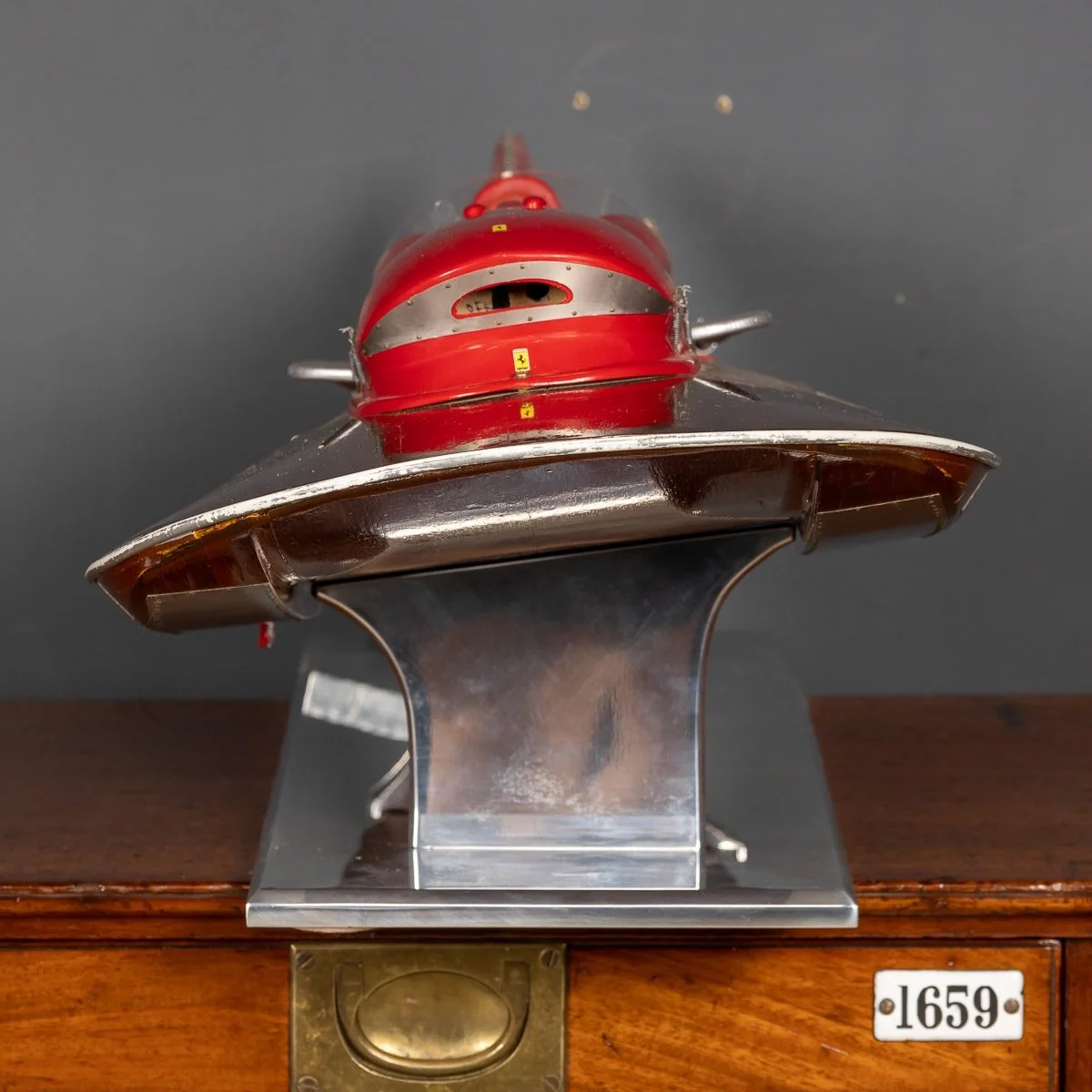 STUNNING 20thC MODEL OF THE FERRARI 'ARNO XI' HYDROPLANE c.1990 — Pushkin's