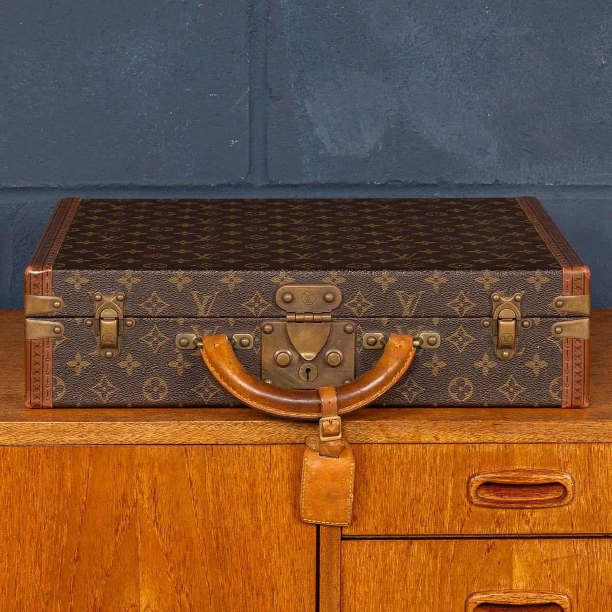 20thC LOUIS VUITTON PRESIDENTIAL BRIEFCASE IN MONOGRAM CANVAS, FRANCE c ...