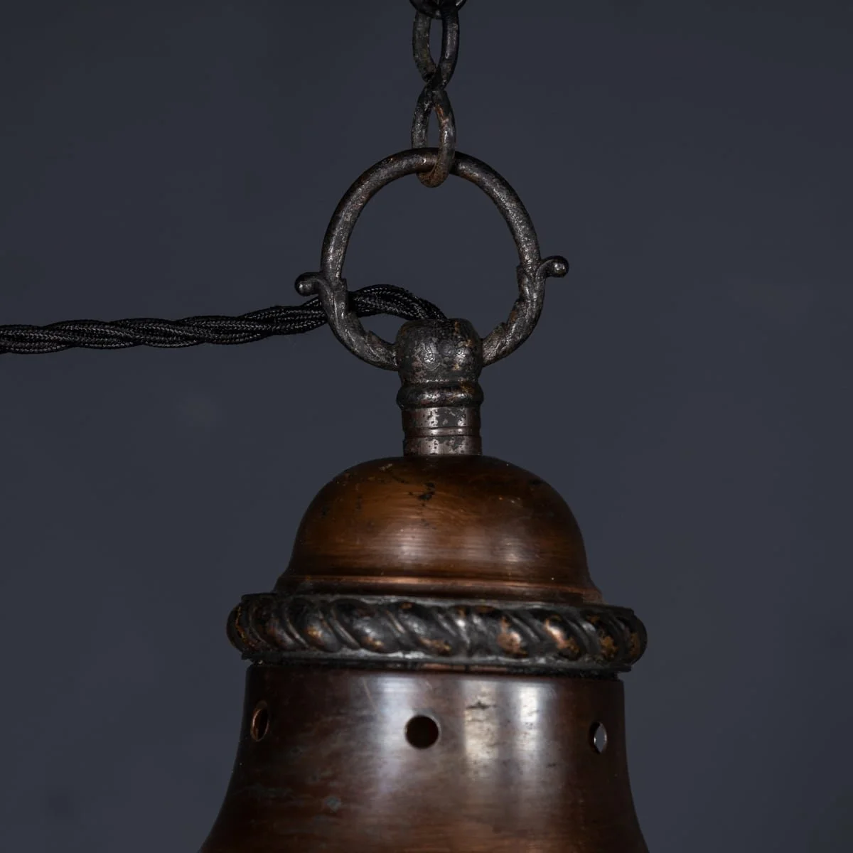 MID 20thC DANISH POLISHED ALUMINIUM CARGO SHIP LIGHT — Pushkin's