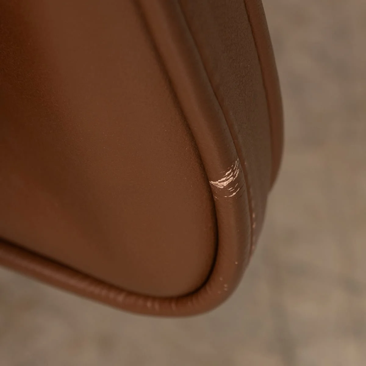 20thC BROWN LEATHER EAMES LOUNGE CHAIR BY VITRA, MADE IN THE USA c.1990 ...