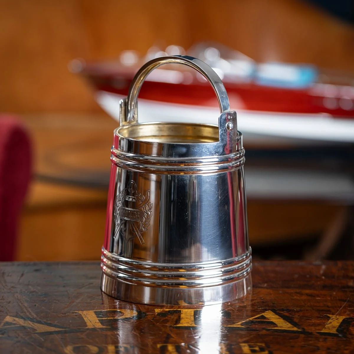 ANTIQUE 19thC IMPERIAL RUSSIAN SOLID SILVER VODKA ICE BUCKET c.1890 ...