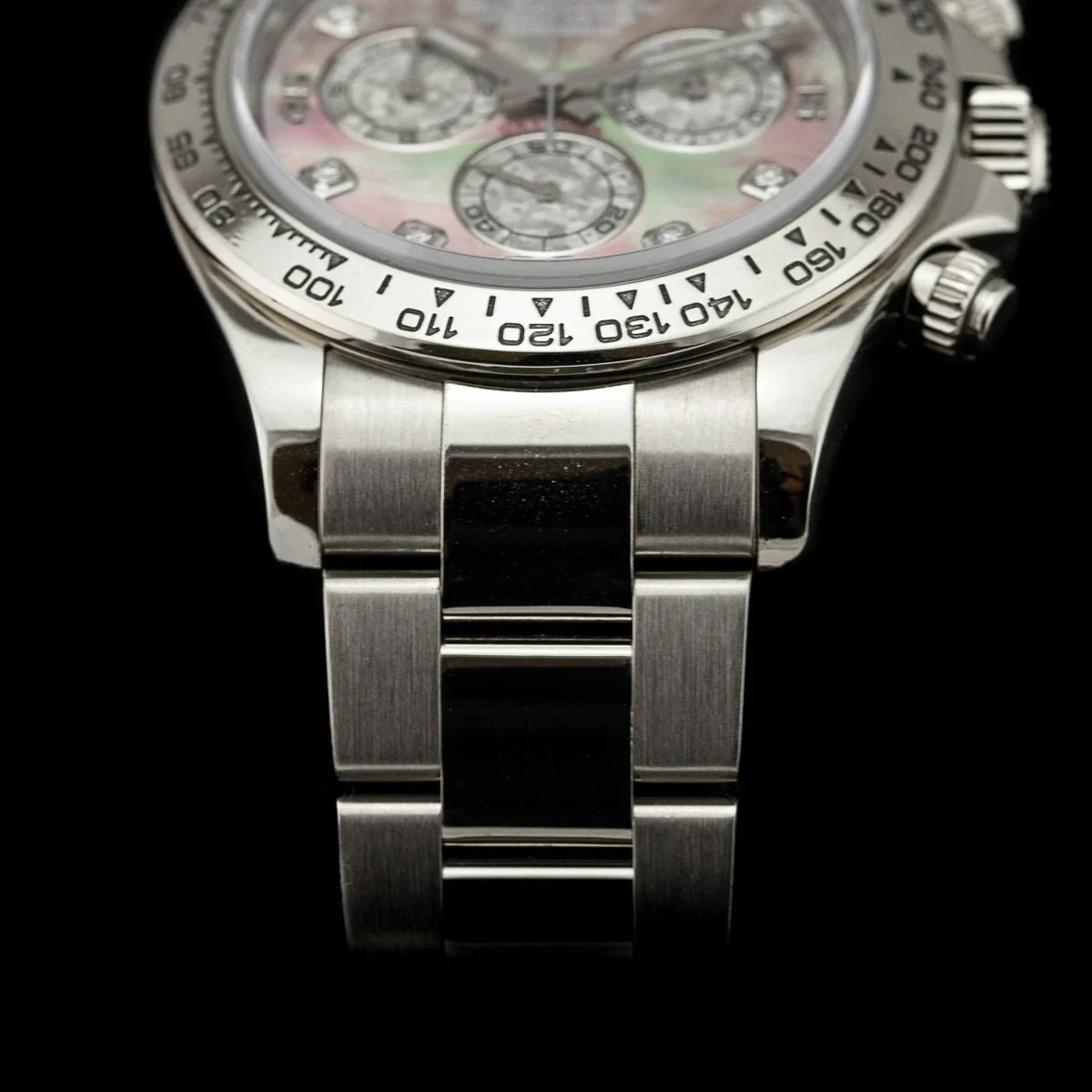 ROLEX DAYTONA 116509 FACTORY BLACK TAHITIAN MOP DIAMOND FULL SET 2011 ...