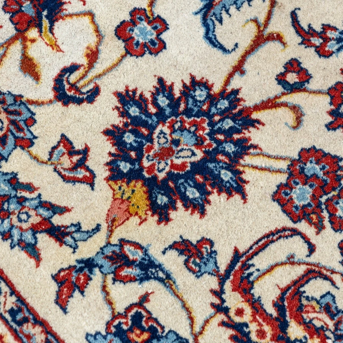 ANTIQUE 20thC RARE HANDMADE PERSIAN NAJAFABAD RUG c.1910 — Pushkin's
