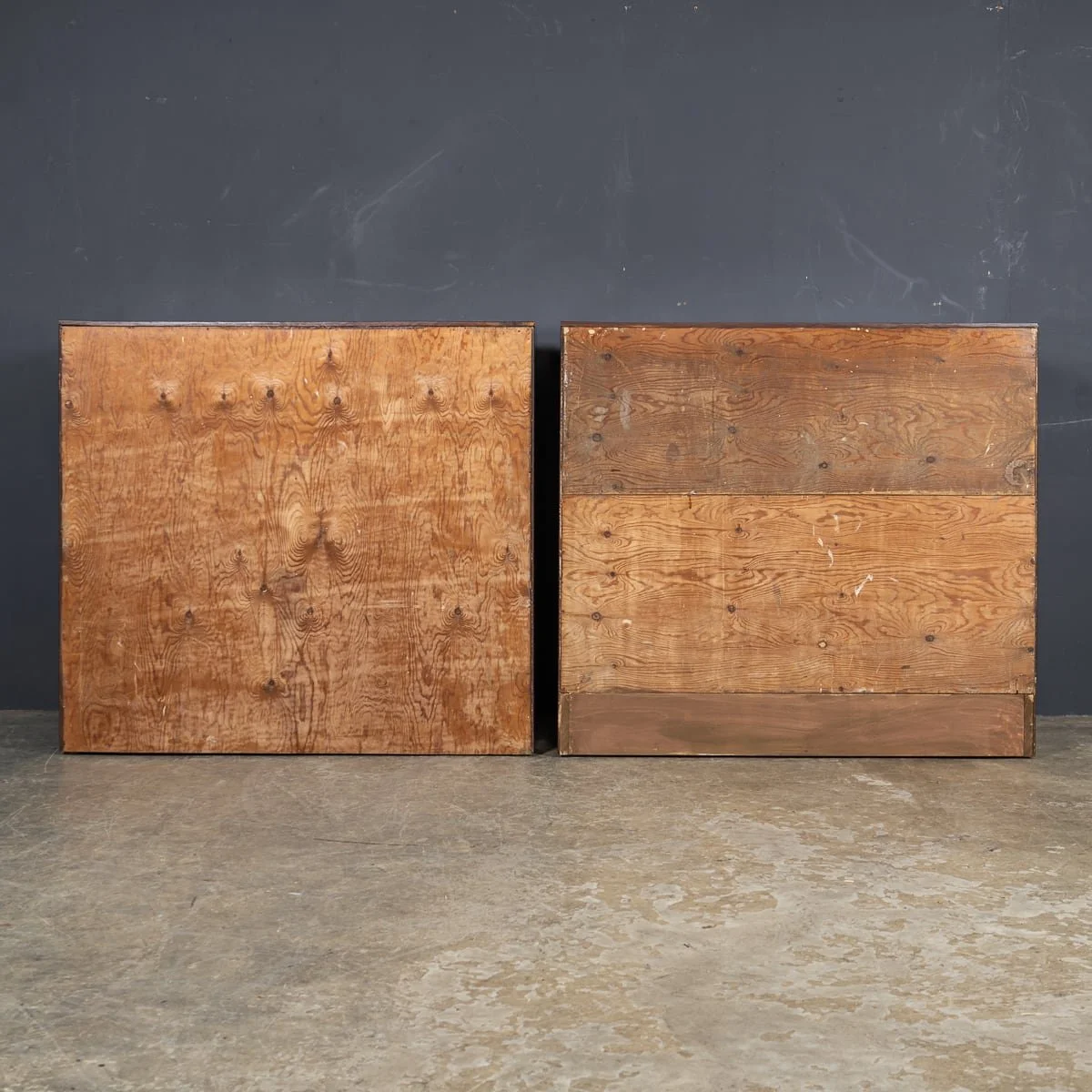 ANTIQUE 19thC VICTORIAN MAHOGANY 24 BANK DRAWERS c.1890 — Pushkin's