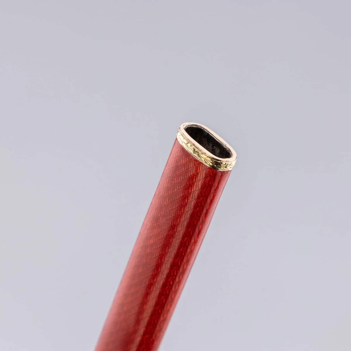 ANTIQUE 20thC RUSSIAN FABERGE GOLD-MOUNTED ENAMEL PENCIL & EGG, ALDER c ...