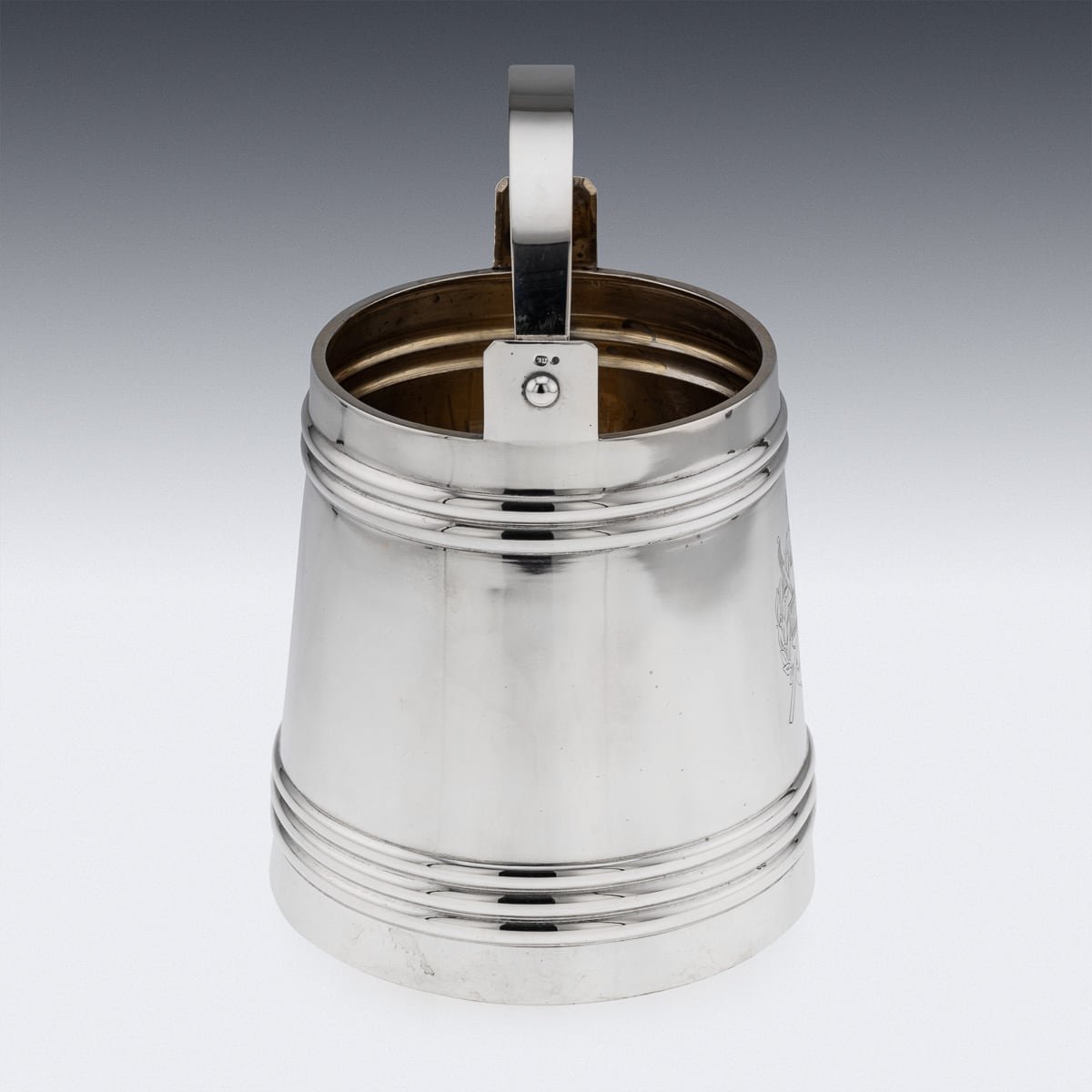 ANTIQUE 19thC IMPERIAL RUSSIAN SOLID SILVER VODKA ICE BUCKET c.1890 ...