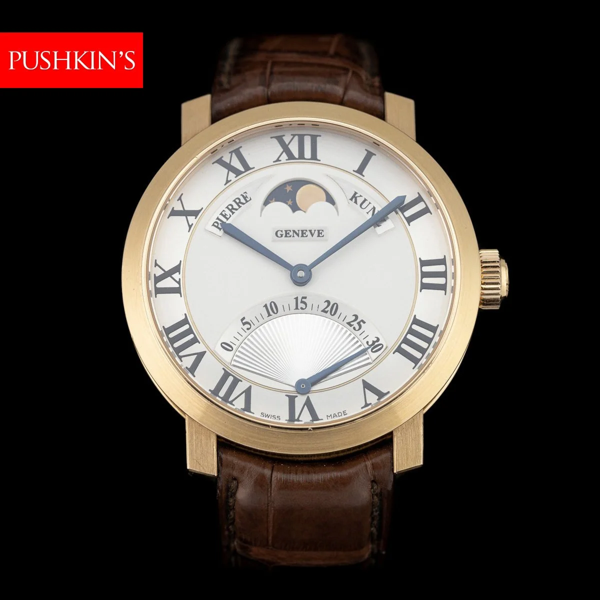 BREITLING MONTBRILLIANT 1903 ROSE GOLD CHRONOGRAPH FULL SET 2003 NO28 ...