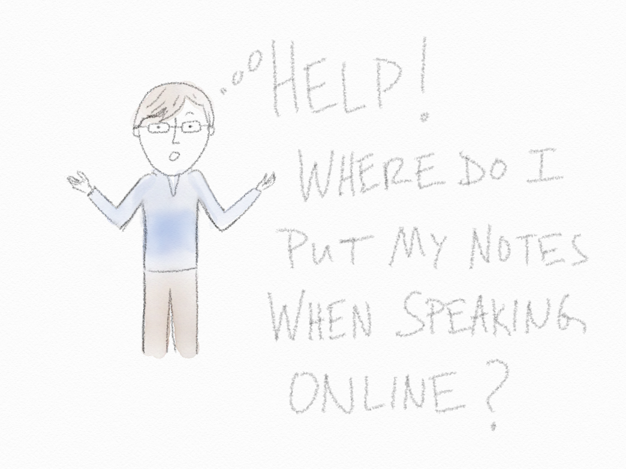 Help Where Do I Put My Notes When Speaking Online Podium Consulting
