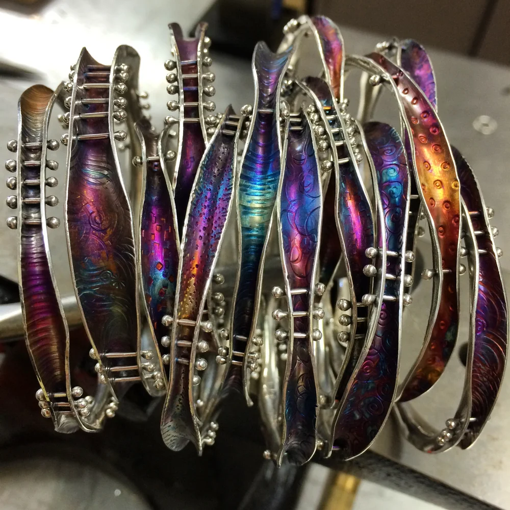 wave bangles — Andrea Guarino-Slemmons