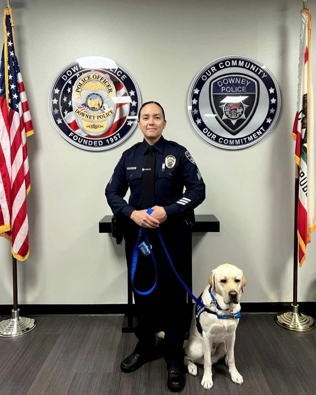 Downey Police adds yellow Labrador to roster — The Downey Patriot