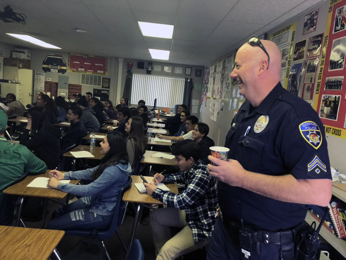 In Downey, putting police officers on school campuses far from a new ...
