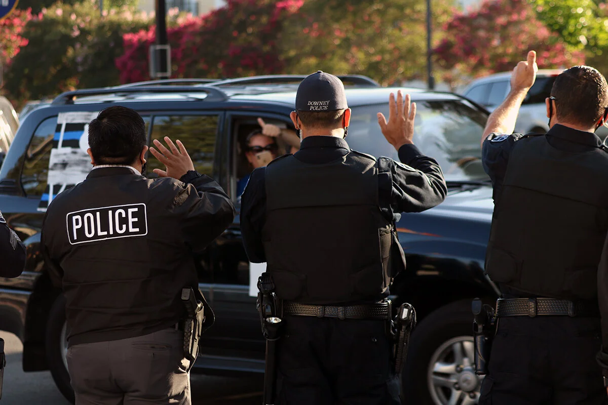 Downey Police gets large show of support — The Downey Patriot