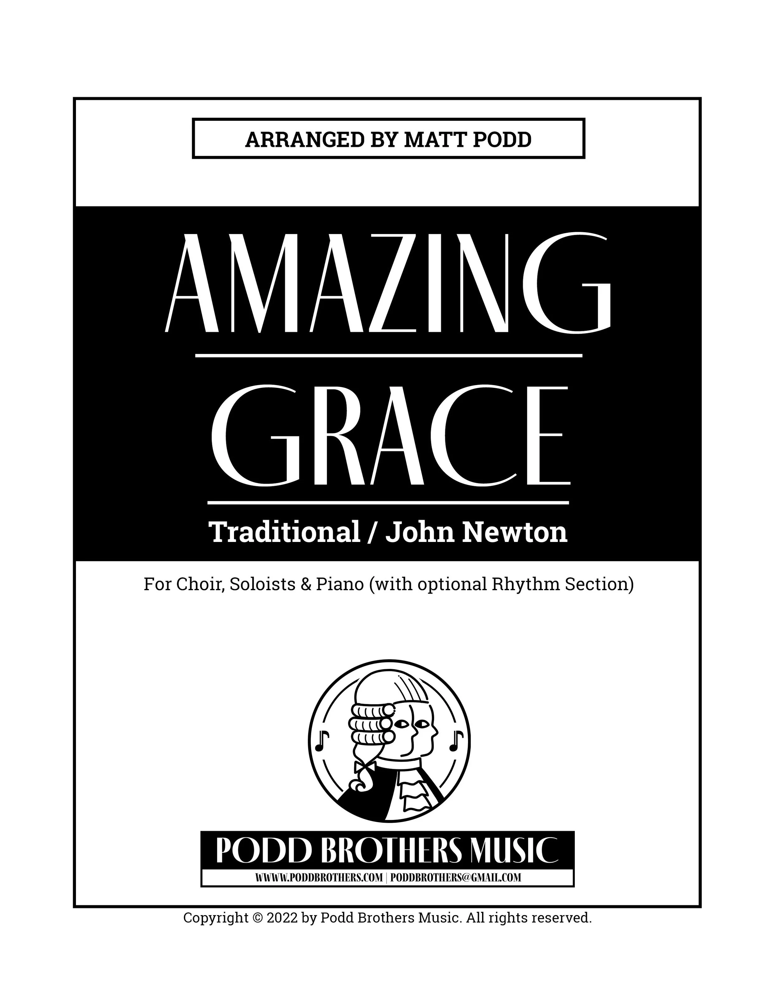 Amazing Grace Kids Singing Clipart