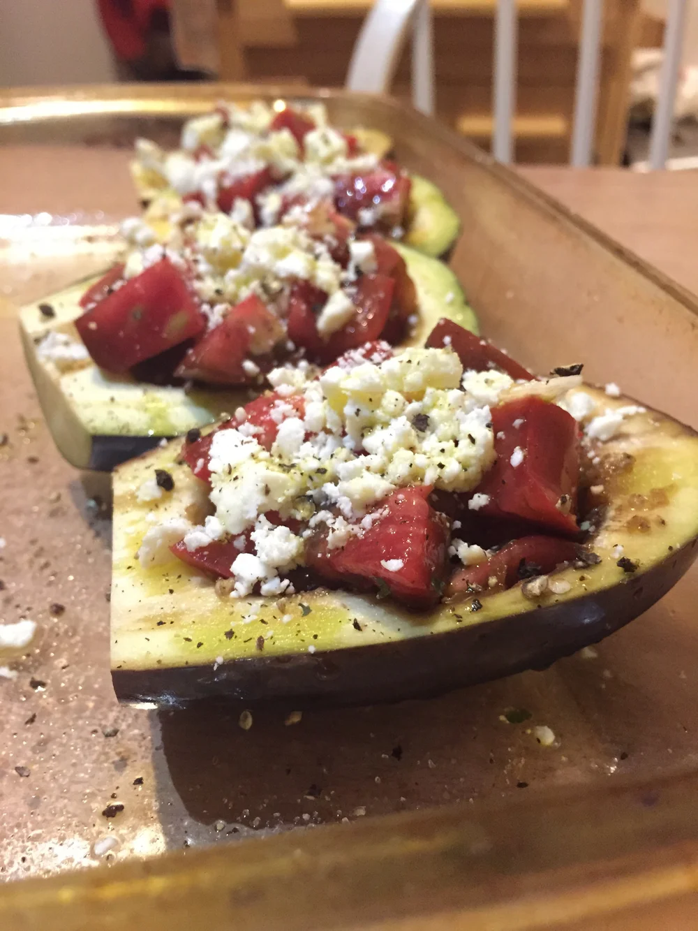 Eggplant Boats — Yanasha's Kitchen