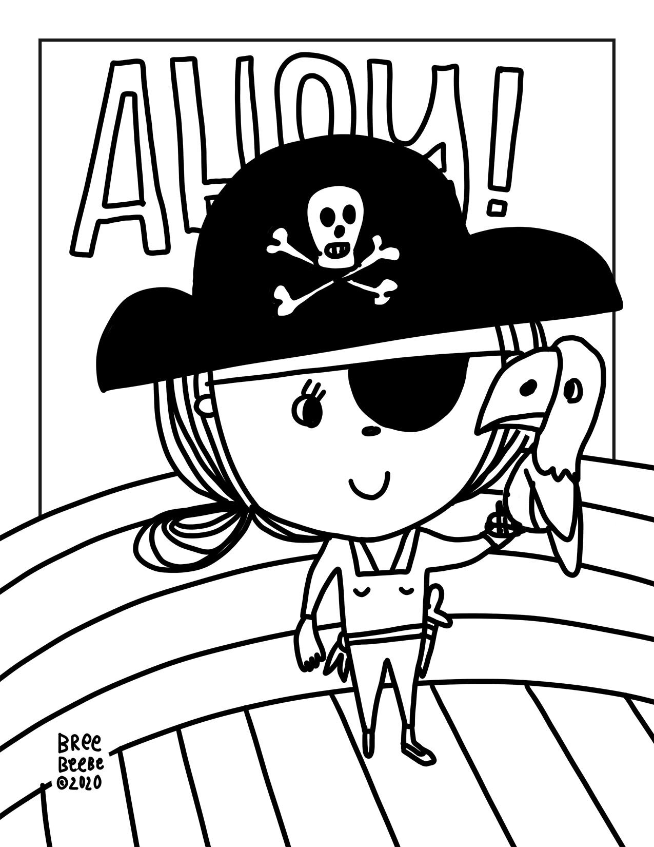 Coloring Pages — Bree Beebe's Illustration Portfolio