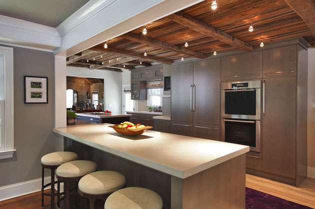 Open Rafter Ceiling Lighting | Shelly Lighting