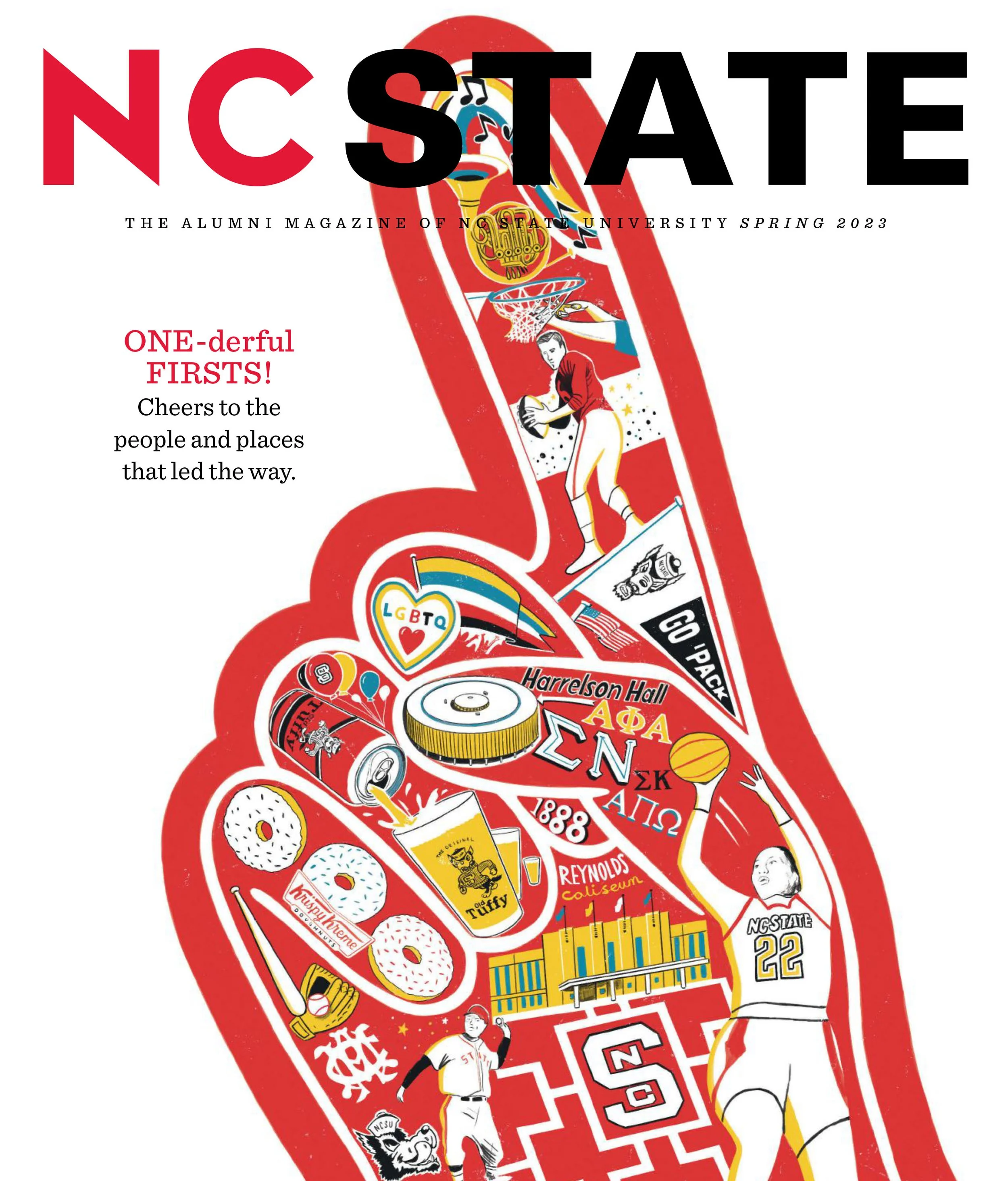 Migy illustrates for NC State | i2i Art Inc. Illustration Agency