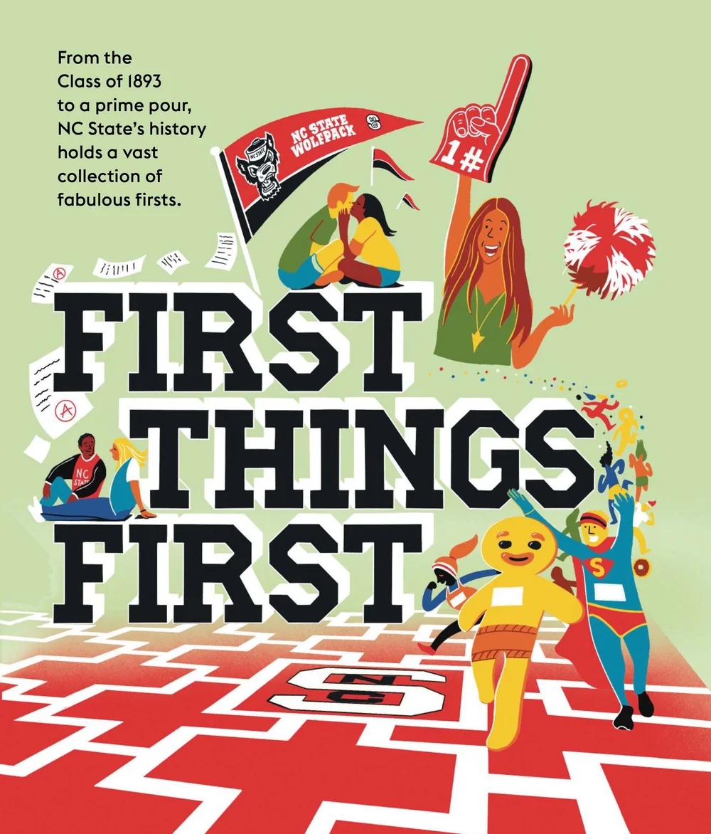 Migy illustrates for NC State | i2i Art Inc. Illustration Agency