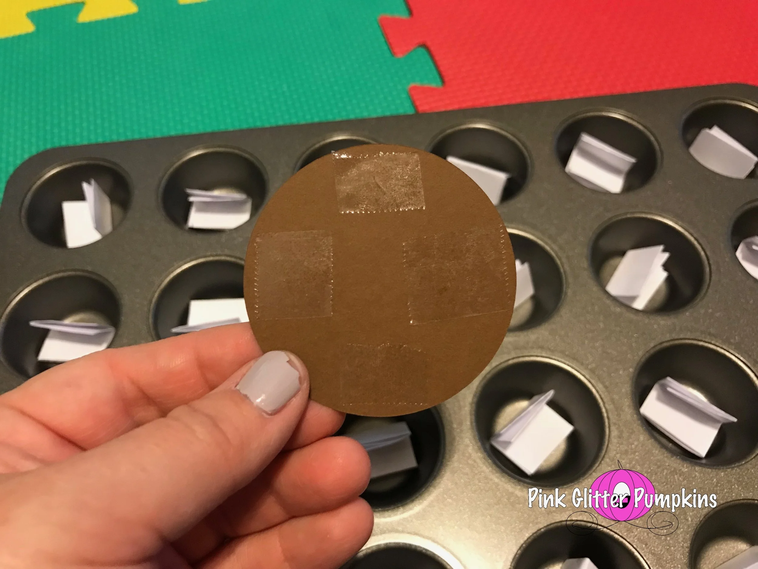 Disney Muffin Tin Countdown — Pink Glitter Pumpkins