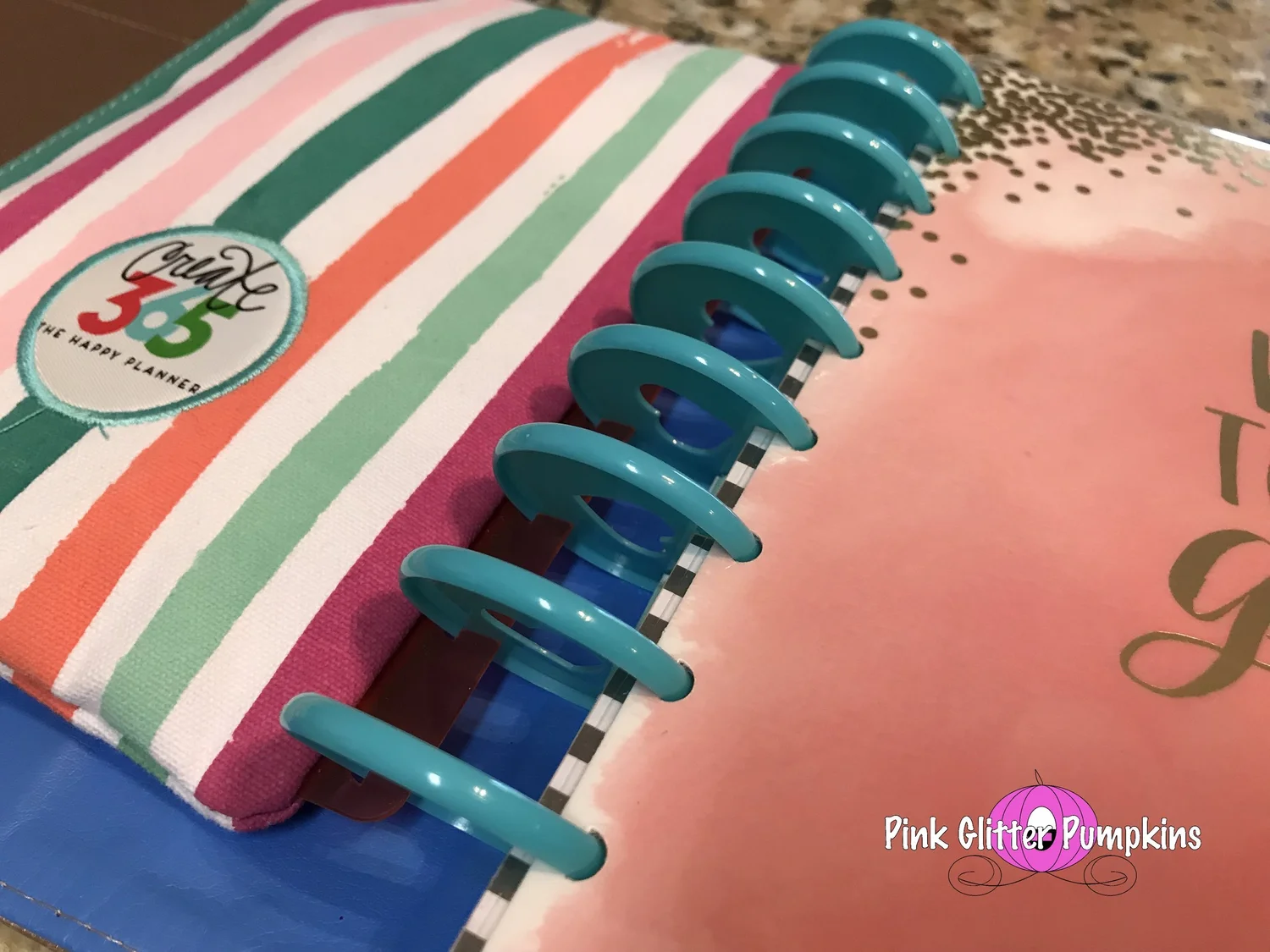 The Happy Planner 2018 — Pink Glitter Pumpkins