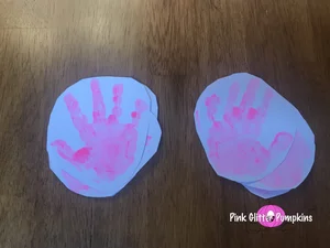 Long Distance Hug Card — Pink Glitter Pumpkins