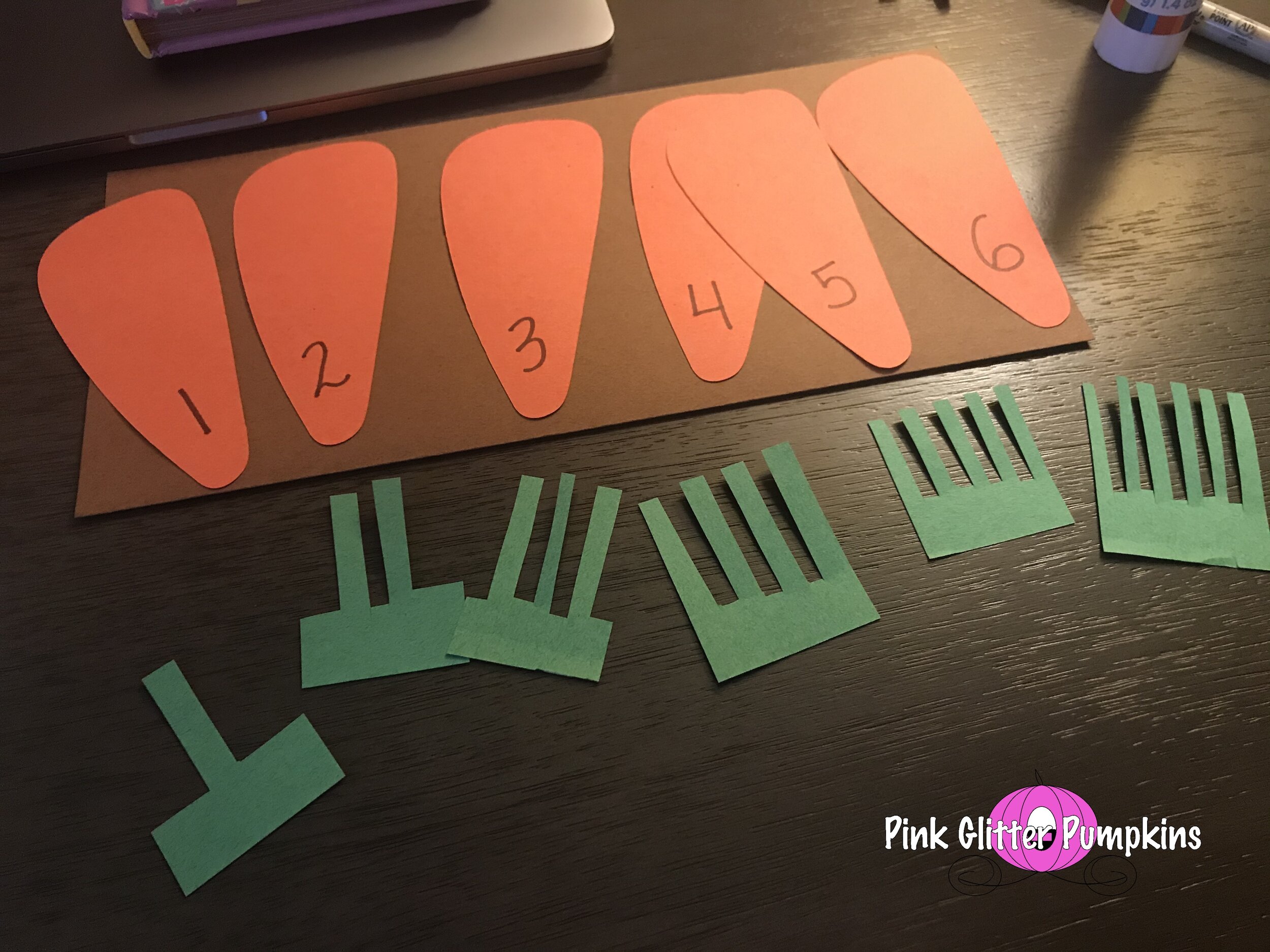 Counting Carrots — Pink Glitter Pumpkins
