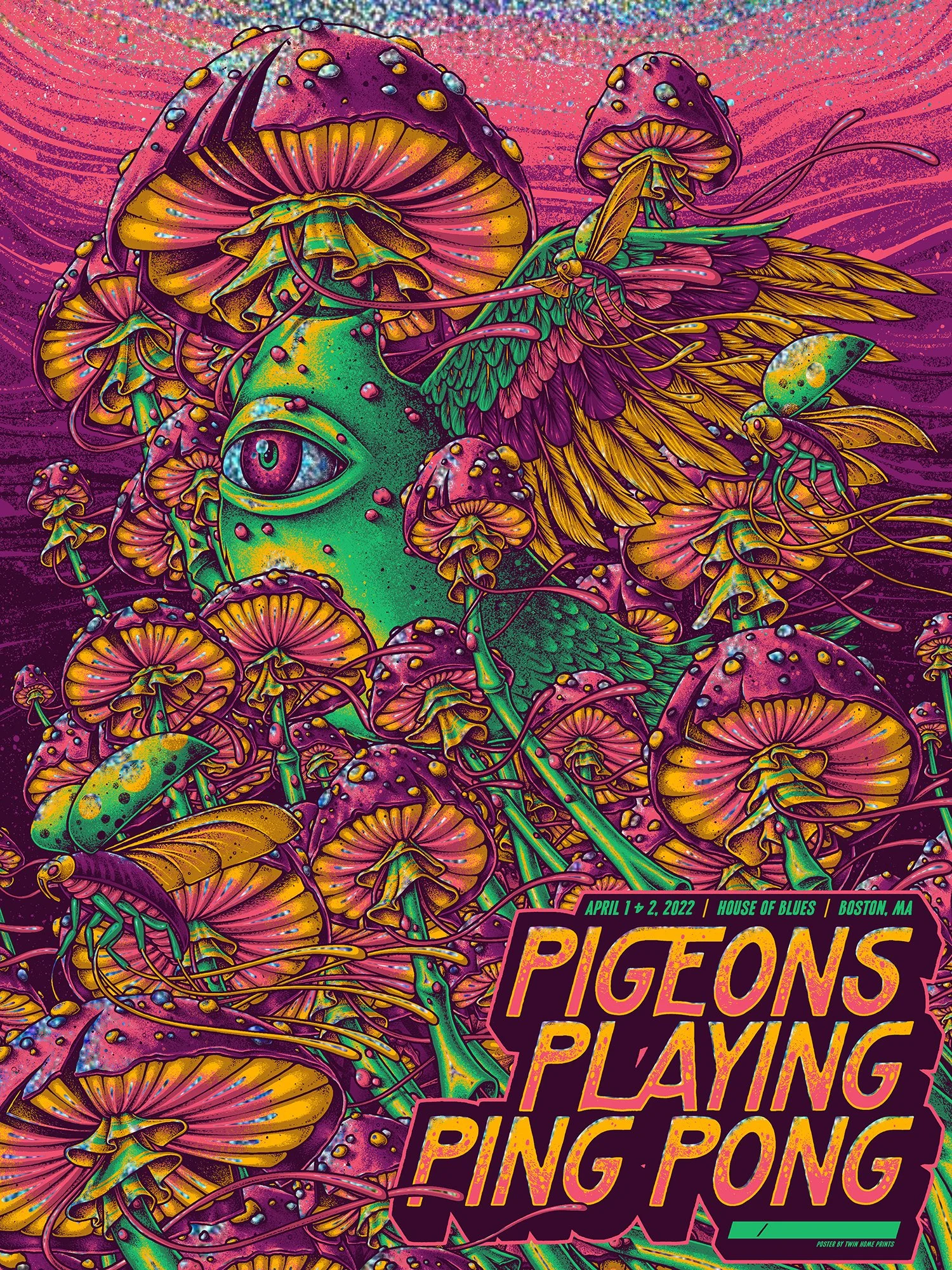 Pigeons Playing Ping Pong (Boston, MA) — TWIN HOME