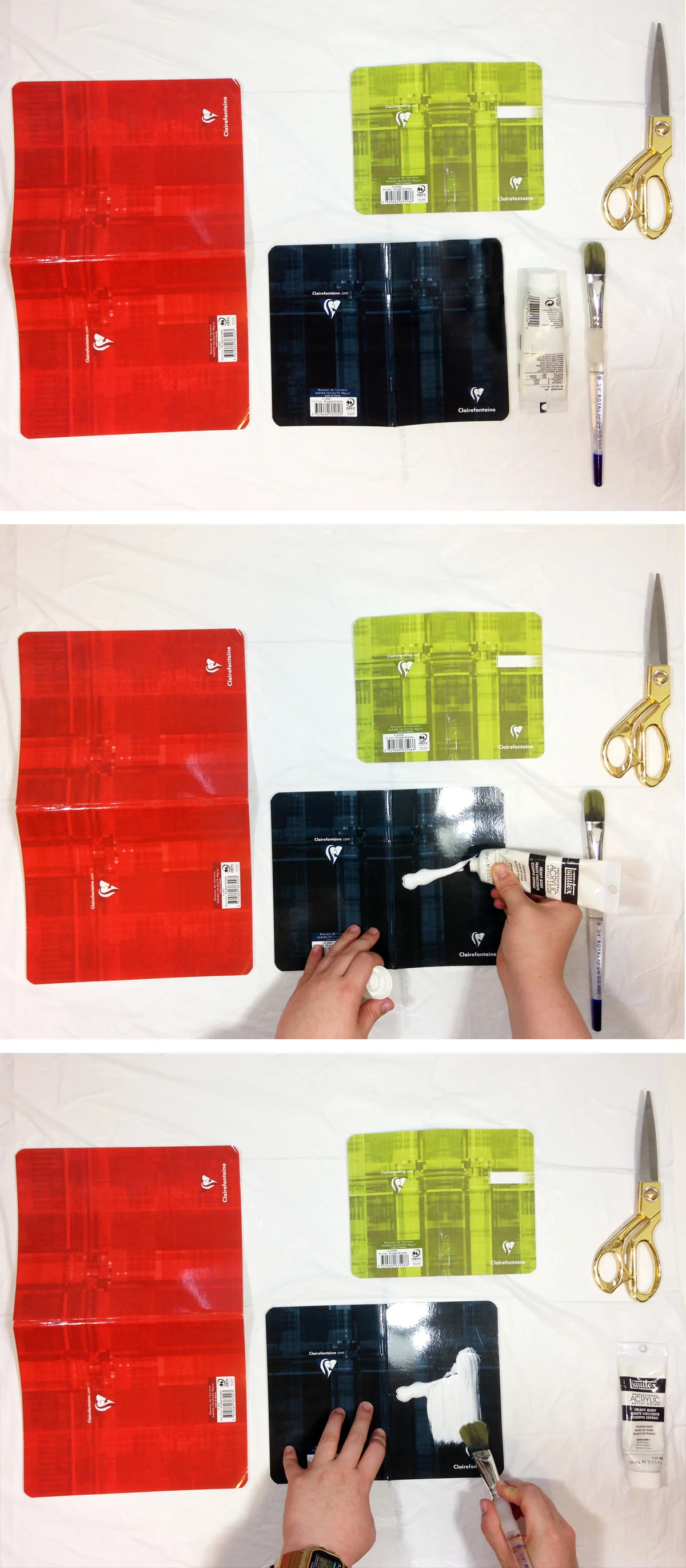 DIY PRINTED FABRIC COVERED NOTEBOOKS — The Paper Curator