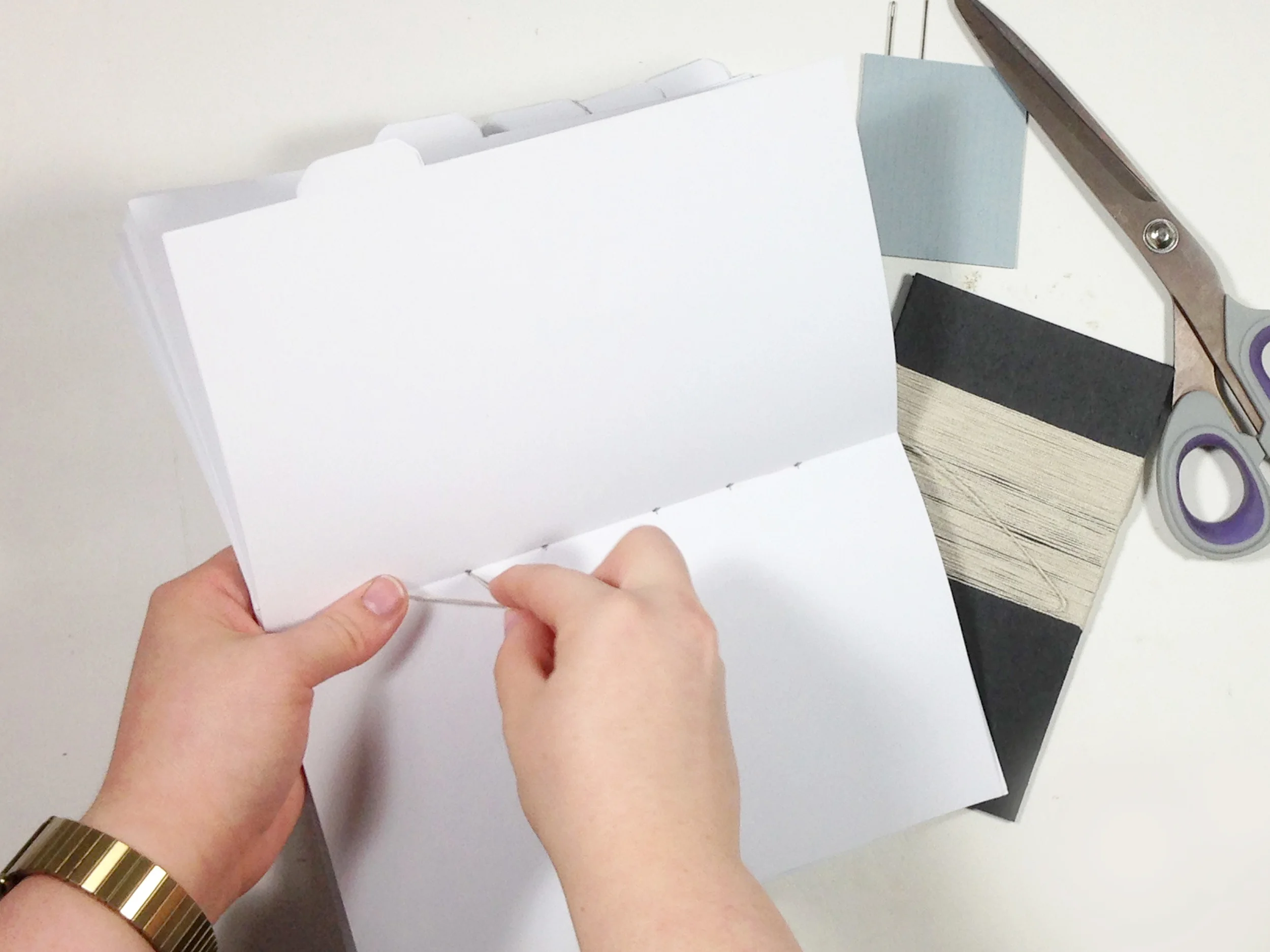 DIY | LEATHER TABBED NOTEBOOK — The Paper Curator